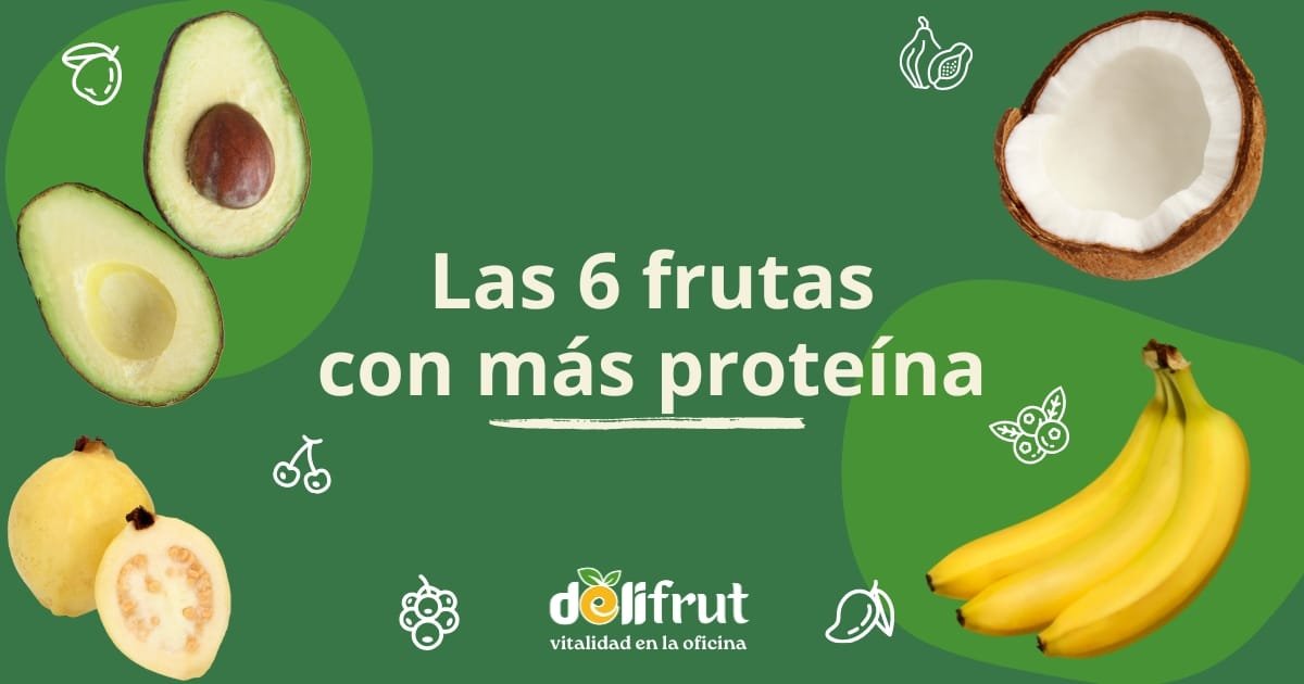 ¿Sabías que las frutas tienen proteínas?Estas frutas superan al aguacate.